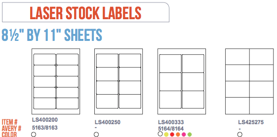 Sheet-Fed, Laser Labels – StickyPaper LLC